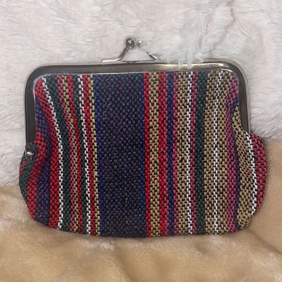 Bags | 21 Aztec Mixed Pattern Snap Closure Coin Pursewalletbrand New ...